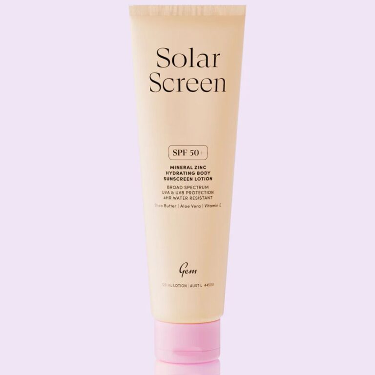 Solar Screen SPF 50+ Mineral Zinc Hydrating Body Sunscreen Lotion ...